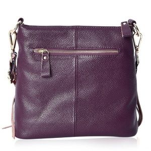 Bags | Genuine Soft Purple Leather Handbag Guitar Strap | Poshmark